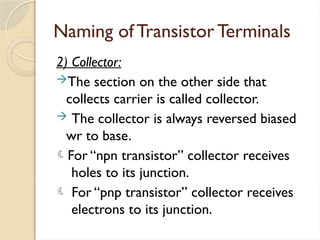 Transistor and its type and applications | PPTX
