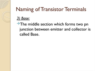 Transistor and its type and applications | PPTX