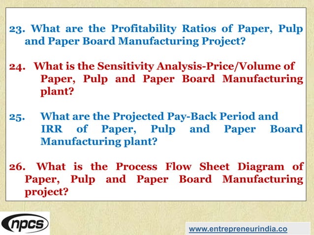 Paper, Pulp and Paperboard Production from Bamboo | PPTX | Woodworking ...