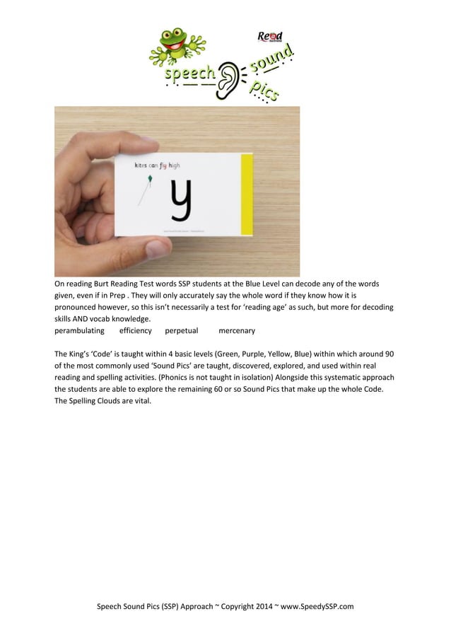 SSP Approach - Assessing Reading Comprehension - BURT Reading Test | PDF