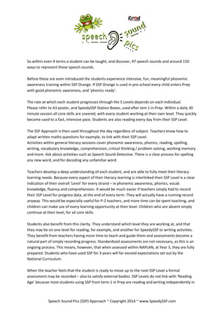 SSP Approach - Assessing Reading Comprehension - BURT Reading Test | PDF