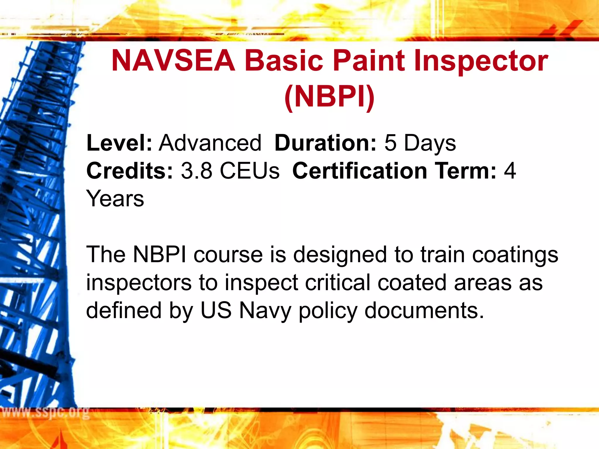SSPC training and certification | PDF