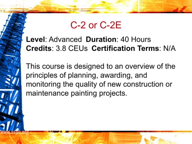 SSPC training and certification | PDF | Civil Engineering Industry ...