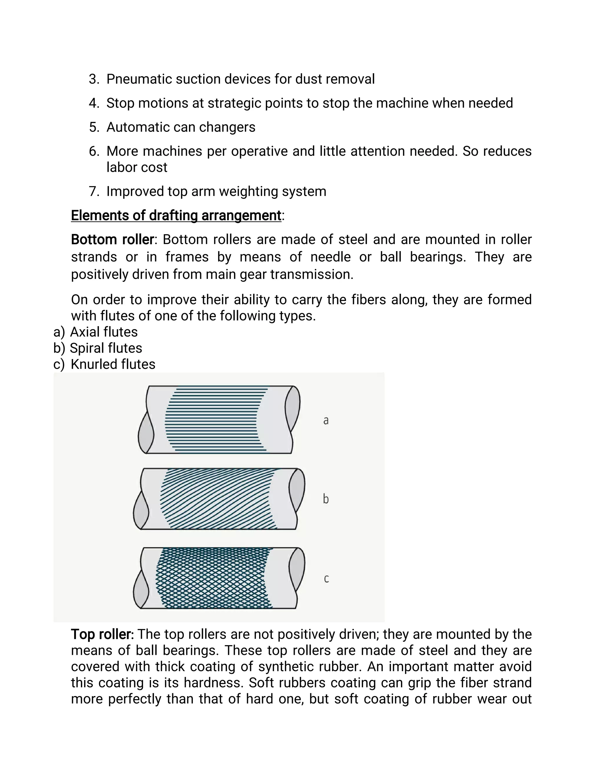 Spinning draw frame | PDF