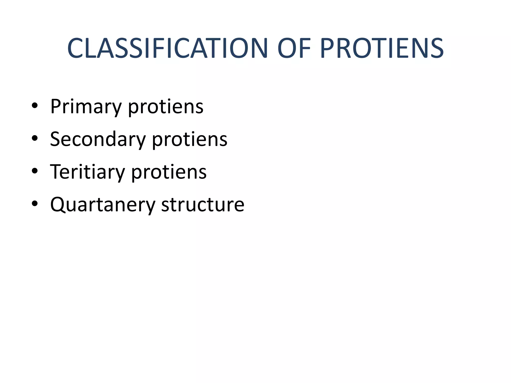 Macromolecular structure and biological function of primary protiens | PPT