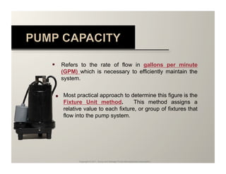 SSPMA Sump & Sewage Pump Sizing | PDF