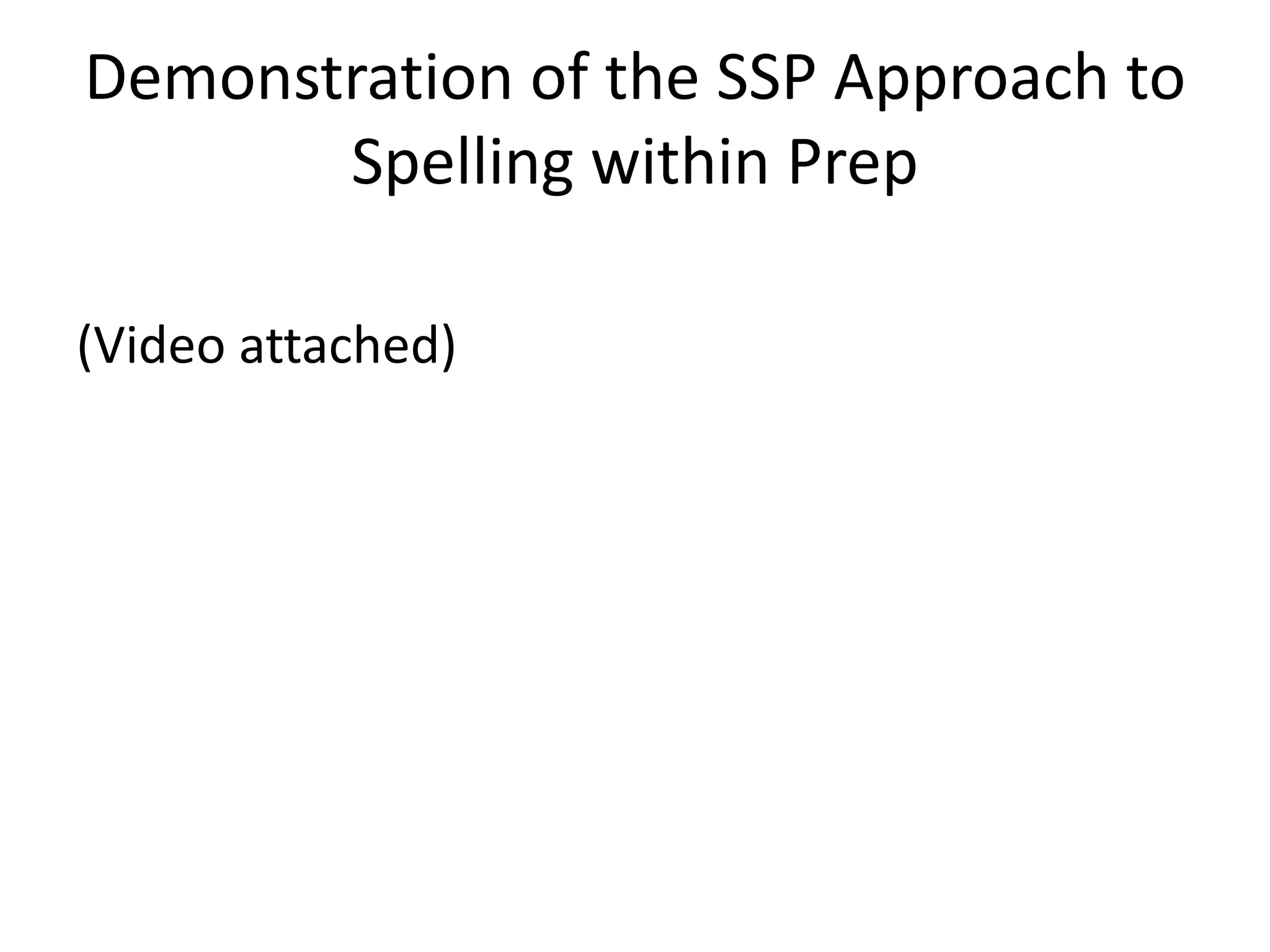 SSP Phonics PARENT Information Presentation | PPTX