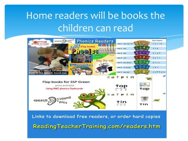 SSP Phonics PARENT Information Presentation | PPT