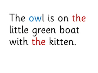 SSP Phonics Reader to check YELLOW Level sound pic knowledge | PDF