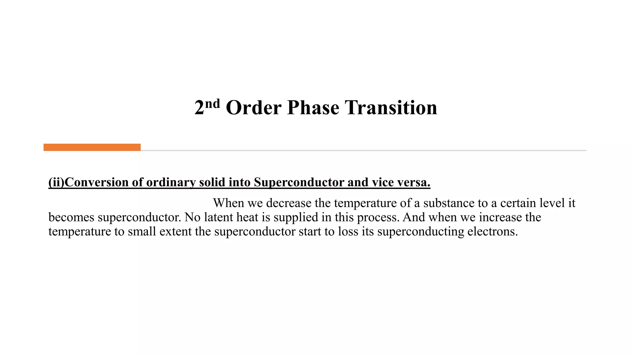 1st AND 2nd ORDER PHASE TRANSITION | PPTX