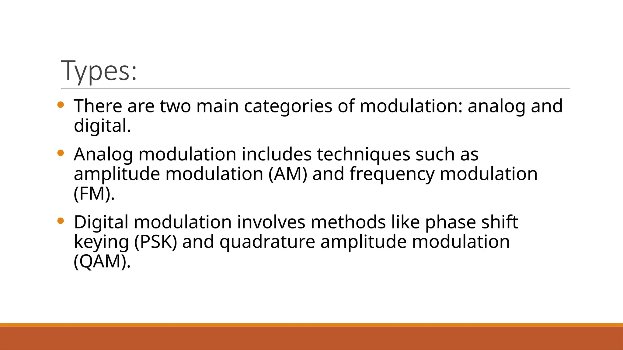 Modulation In Communication Systems 1 Pptx