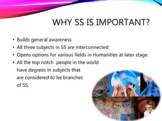 RELEVANCE OF STUDYING SOCIAL STUDIES | PPTX