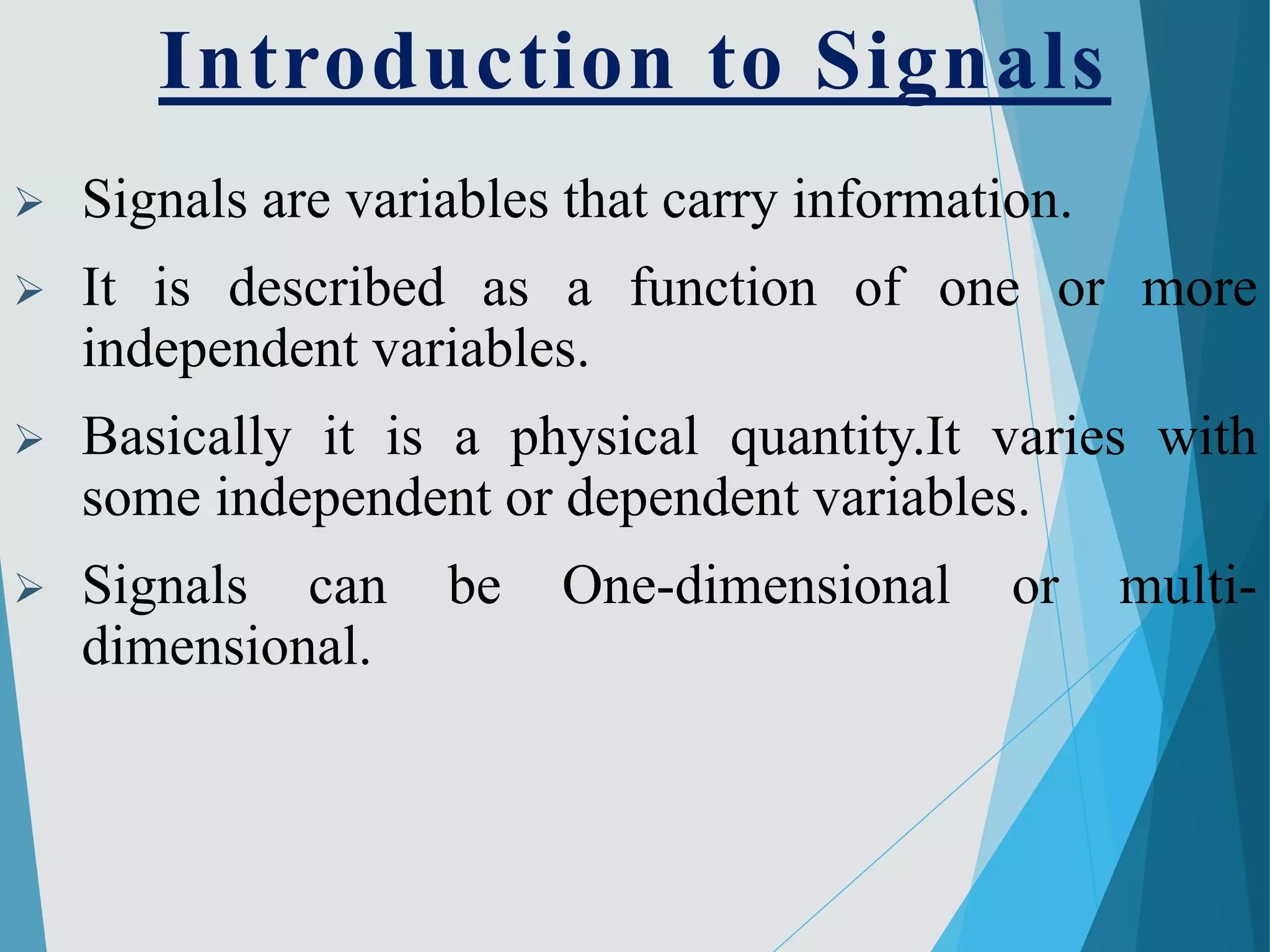 Signals & Systems PPT | PPTX