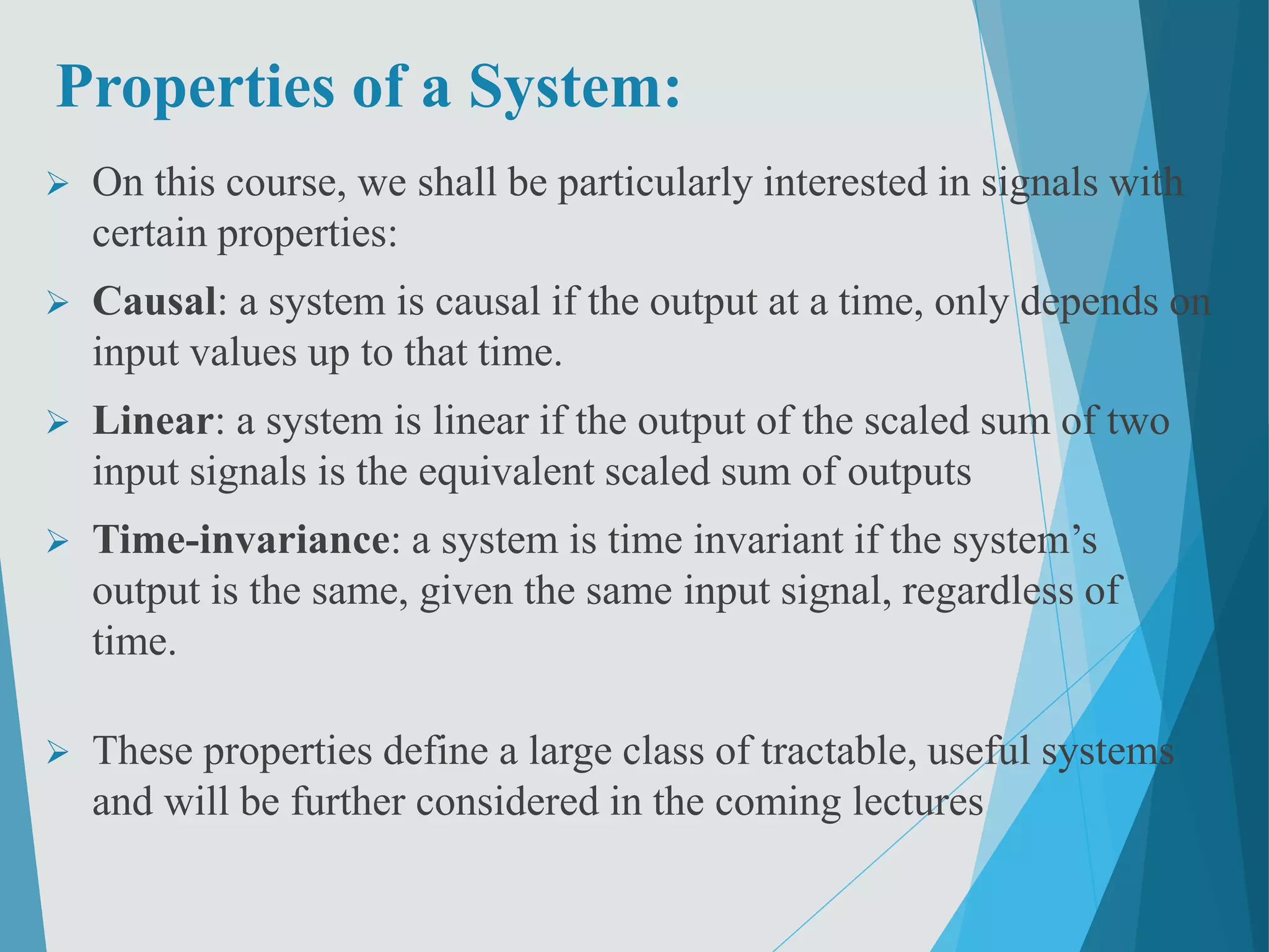 Signals & Systems PPT | PPTX