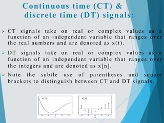 Signals & Systems PPT | PPTX