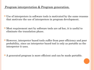 Software tools | PPT
