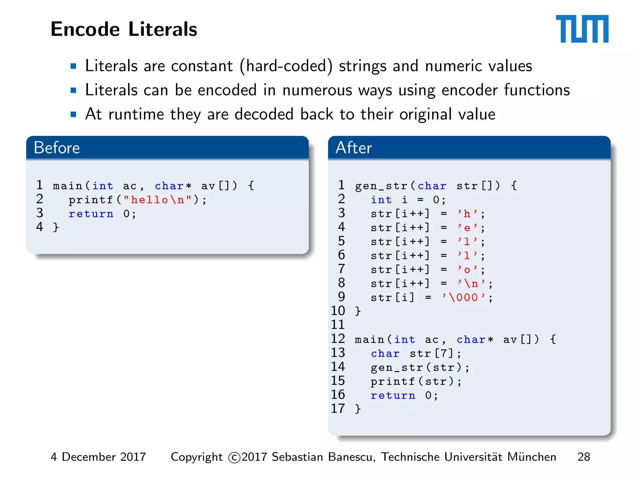 Breaking Obfuscated Programs with Symbolic Execution | PPT