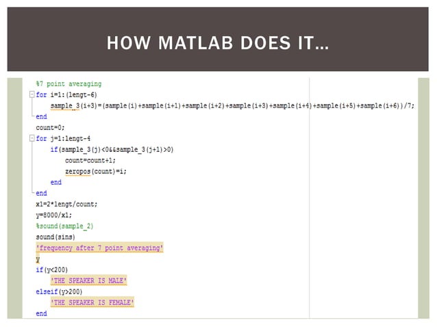 Gender Detection Using Matlab Pdf Technology And Computing