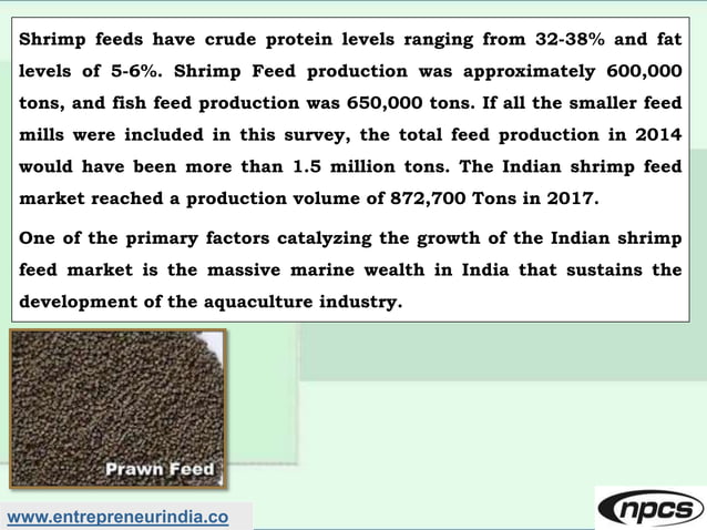 Production and Formulation of Fish and Shrimp (Prawn) Feed | PPTX ...