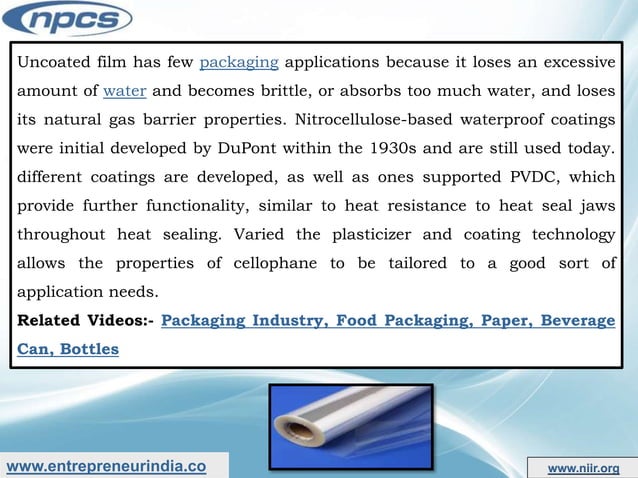 Production of Cellophane Film | PPTX | Chemistry | Science