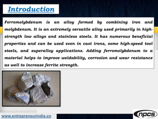 Production of Ferro Molybdenum | PPTX