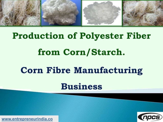 Production of Polyester Fiber from Corn/Starch | PPT
