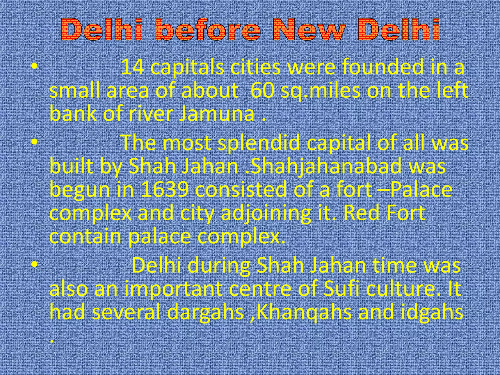 History of Delhi | PPTX