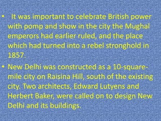 History of Delhi | PPTX