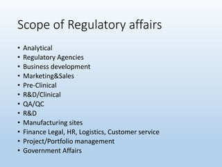 Drug Regulatory Affairs by Saurav & Sandeep. | PPTX