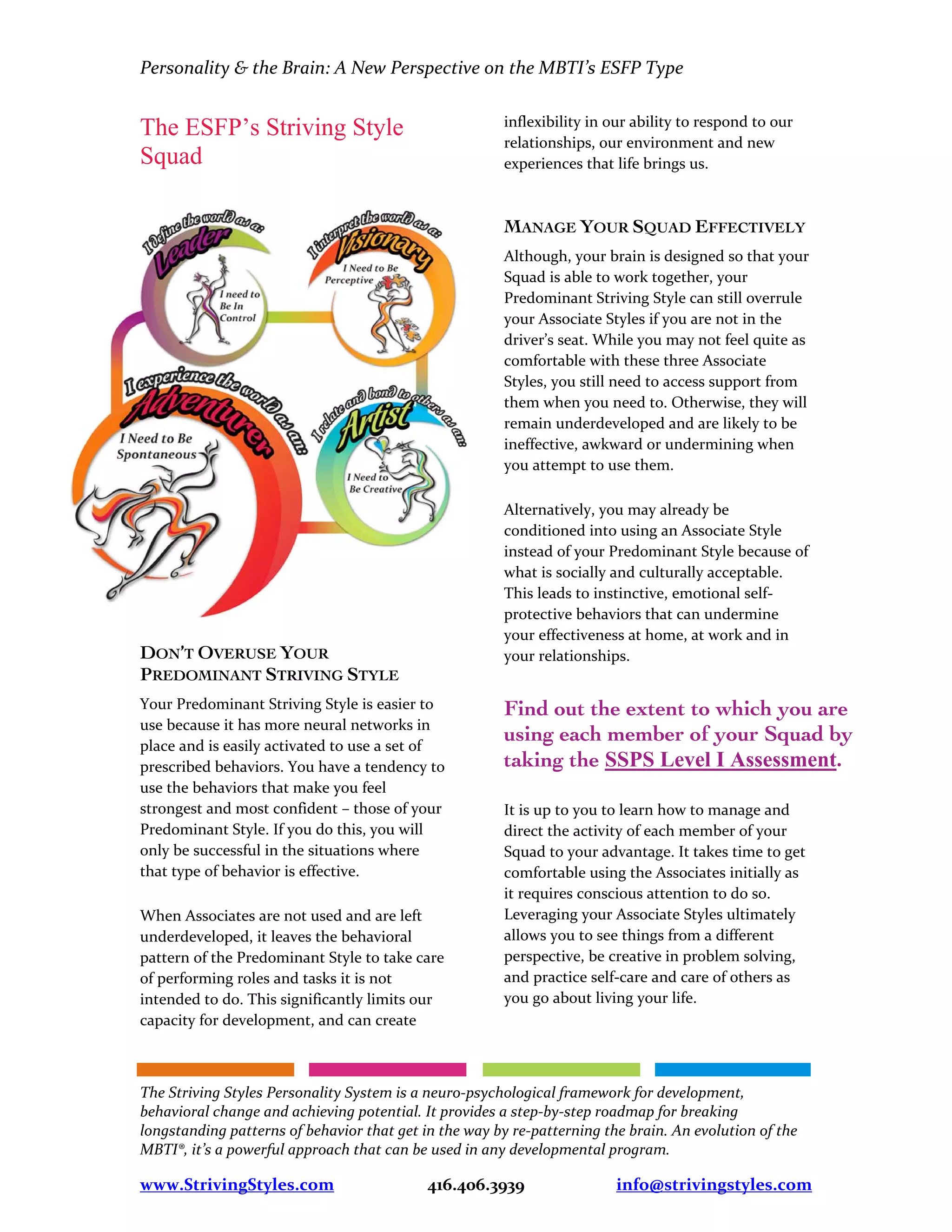 Personality & the Brain: A new perspective on the ESFP | PDF