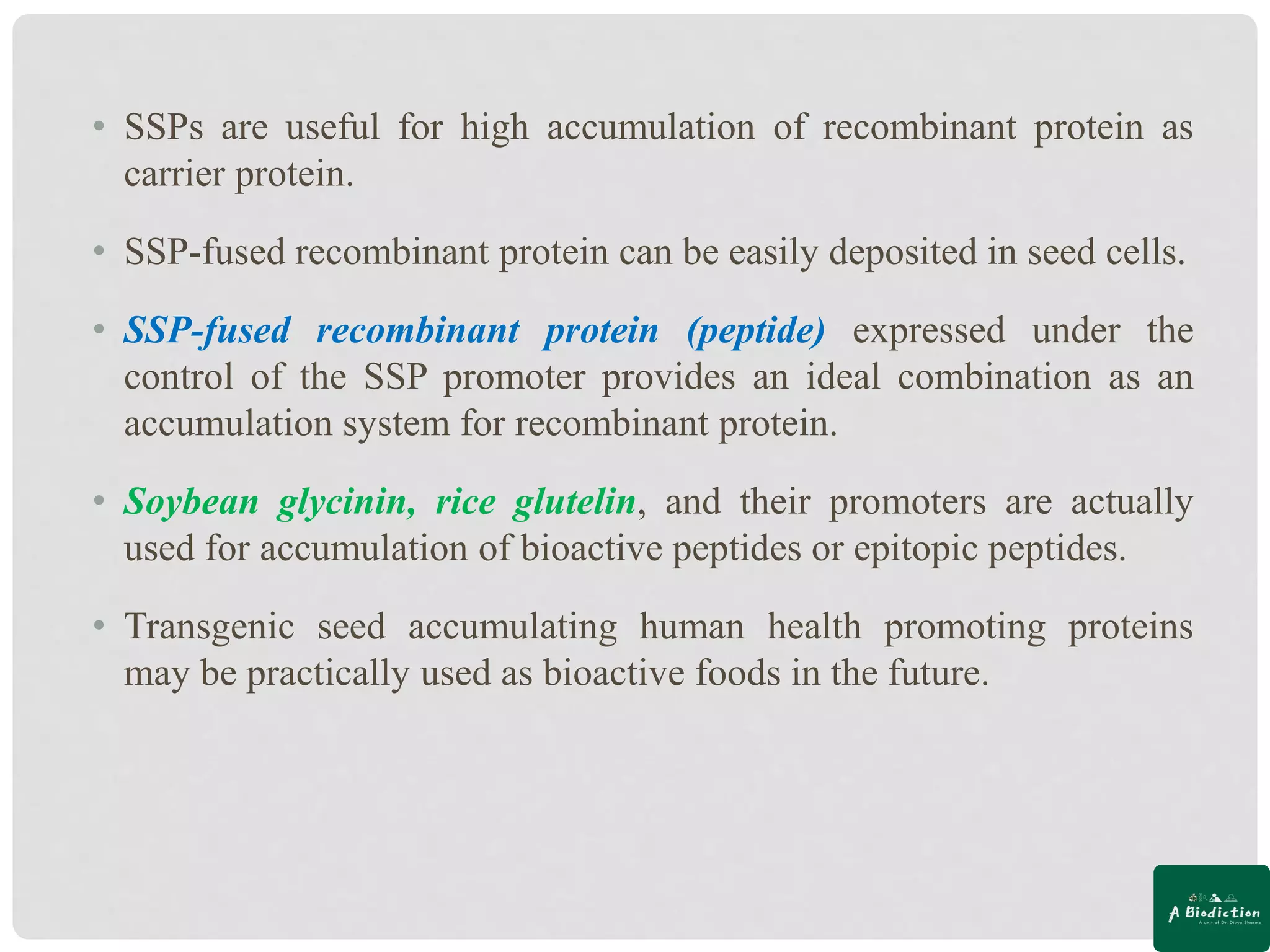 Seed Storage Proteins in Plants | PDF