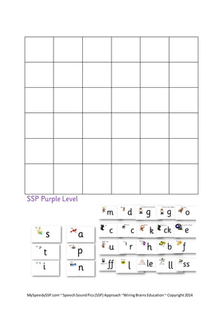 SSP tabletop reading and spelling activity to play in pairs. All 4 SSP ...