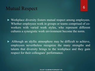 UNITY IN DIVERSITY- A NEW APPROACH TO TEAM PERFORMANCE | PPTX