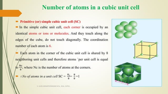 CRYSTAL STRUCTURE AND ITS TYPES-SOLID STATE PHYSICS | PPTX | Chemistry ...