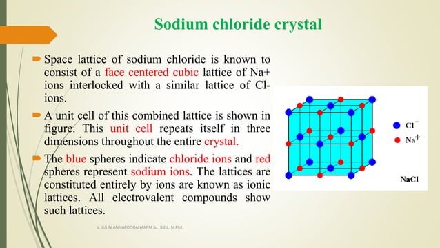 CRYSTAL STRUCTURE AND ITS TYPES-SOLID STATE PHYSICS | PPTX | Chemistry ...