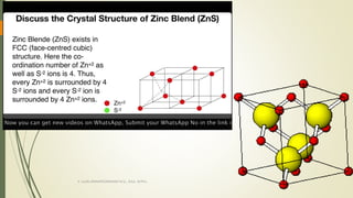 CRYSTAL STRUCTURE AND ITS TYPES-SOLID STATE PHYSICS | PPTX