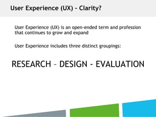 Introduction to User Experience Fundamentals | PPT