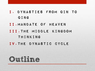 Dynastic China | PDF