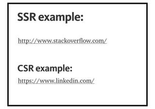 Server side rendering vs client side rendering | PPT