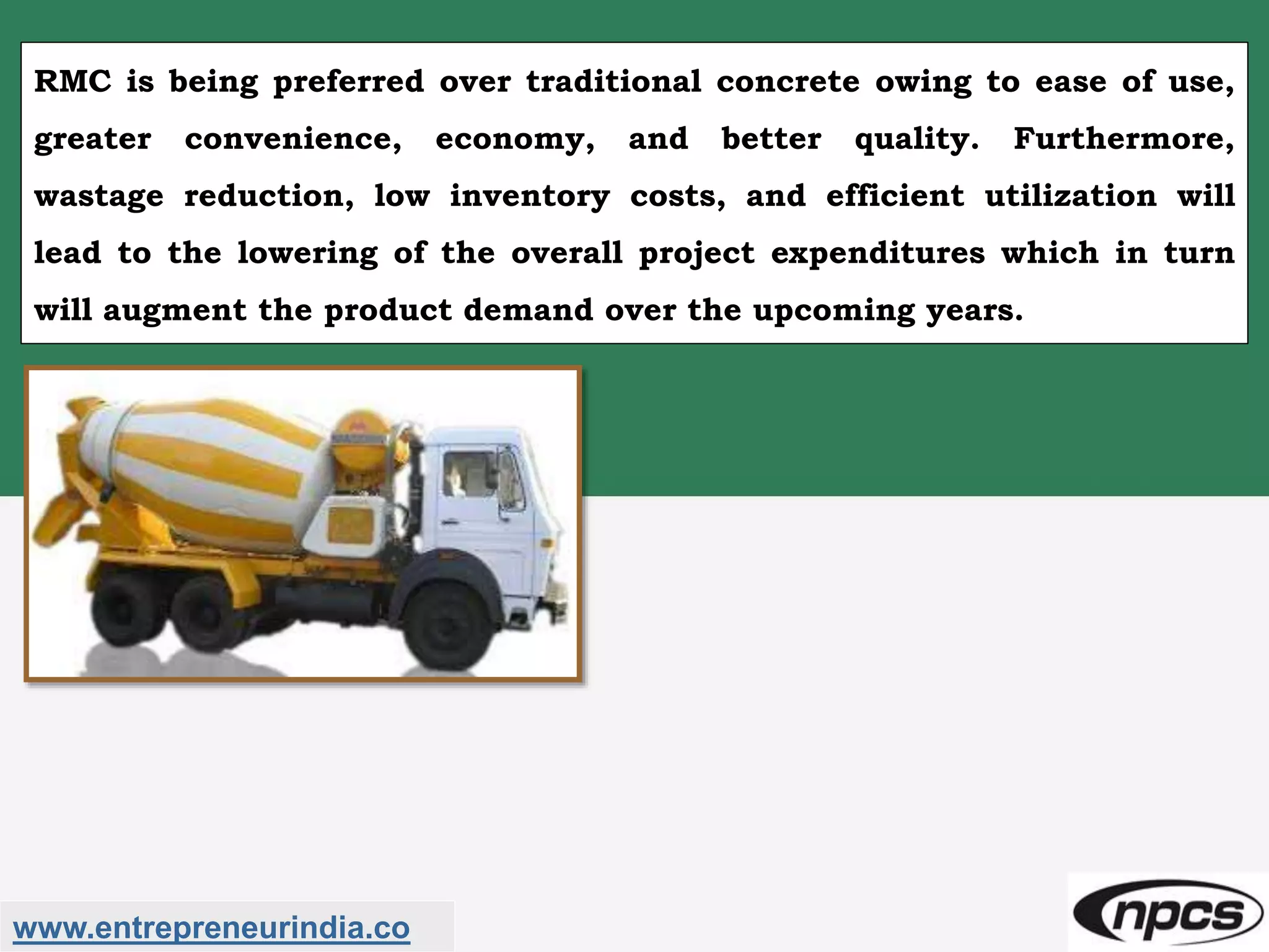 Ready Mixed Concrete. RMC Production | PPTX