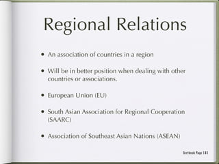 SS regional diplomacy | KEY