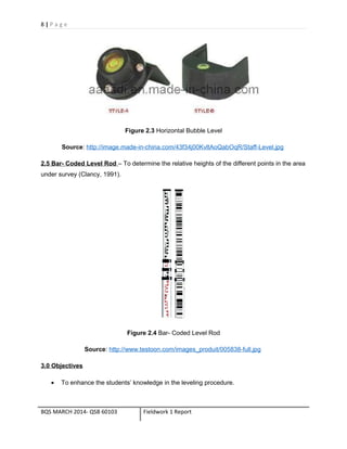 Site Surveying Report 1 (Levelling) | DOC