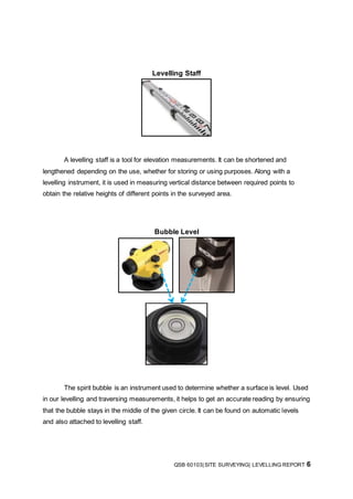 Ss report 1 ----levelling eport | DOCX | Geology | Science
