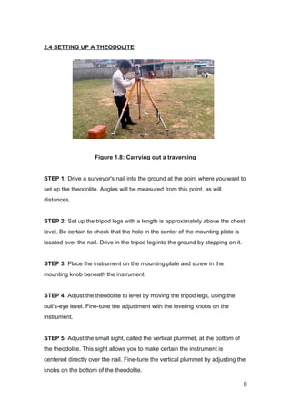 Site Surveying report2 traversing | PDF | Geology | Science