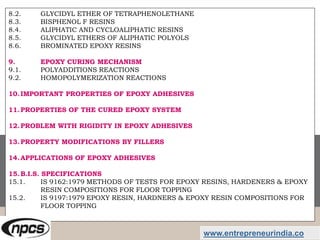 Resin Epoxy Adhesive and Hardener Manufacturing Industry | PPTX