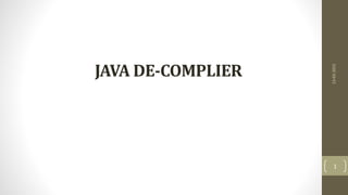 Java Decompiler | PPT