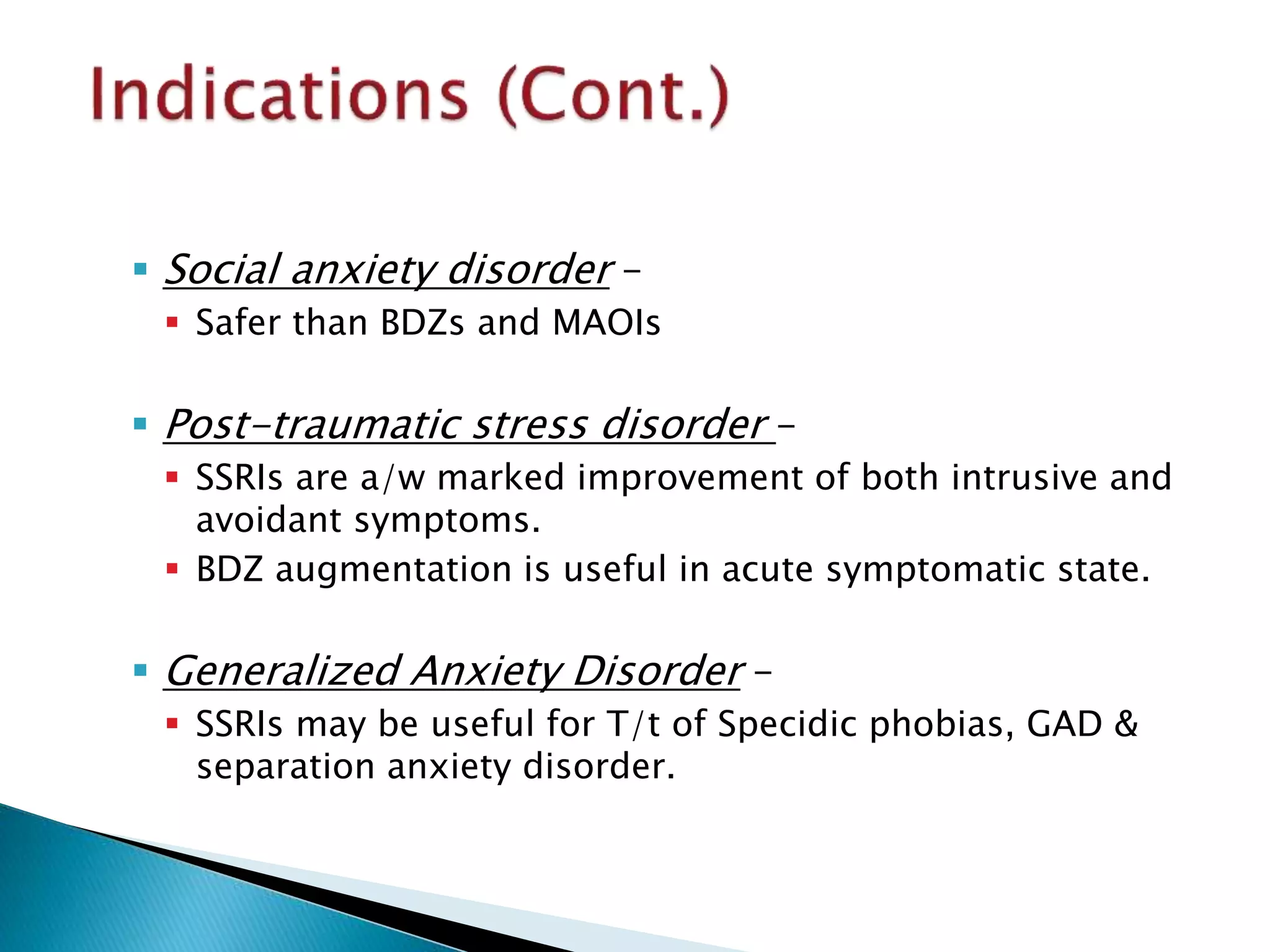 Selective Serotonin Reuptake Inhibitor | PPTX