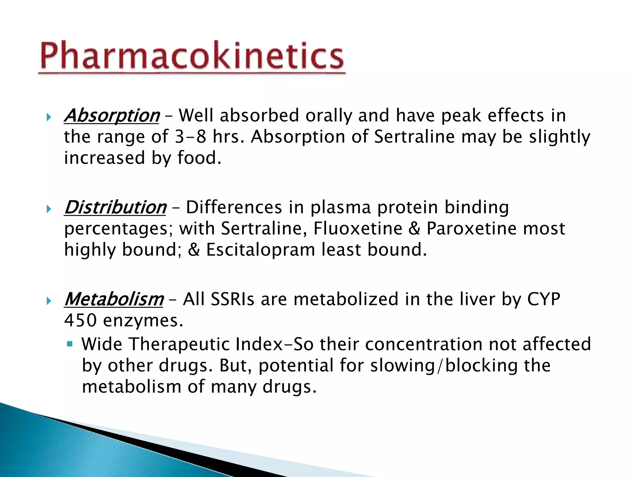 Selective Serotonin Reuptake Inhibitor | PPTX
