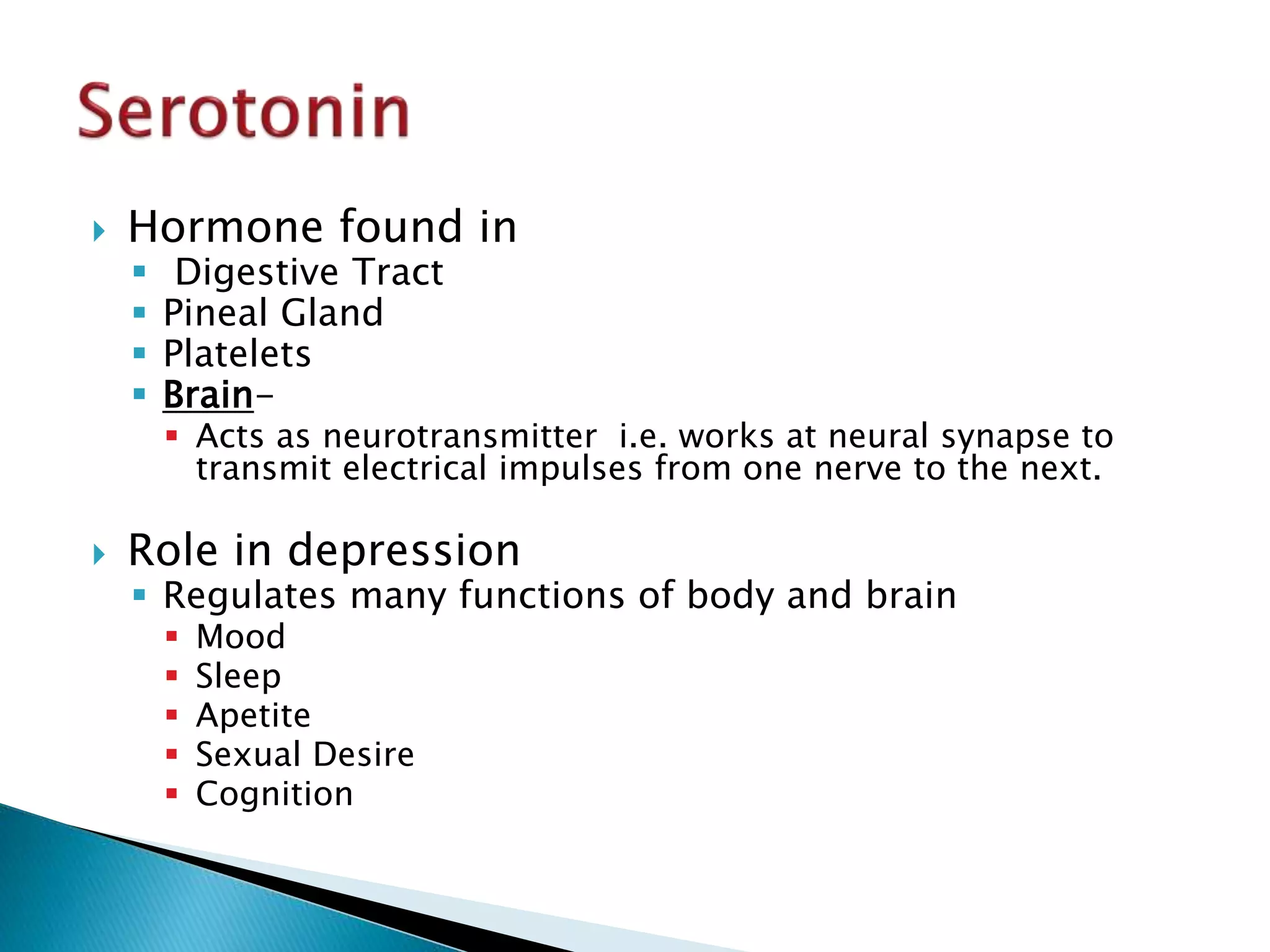 Selective Serotonin Reuptake Inhibitor | PPTX