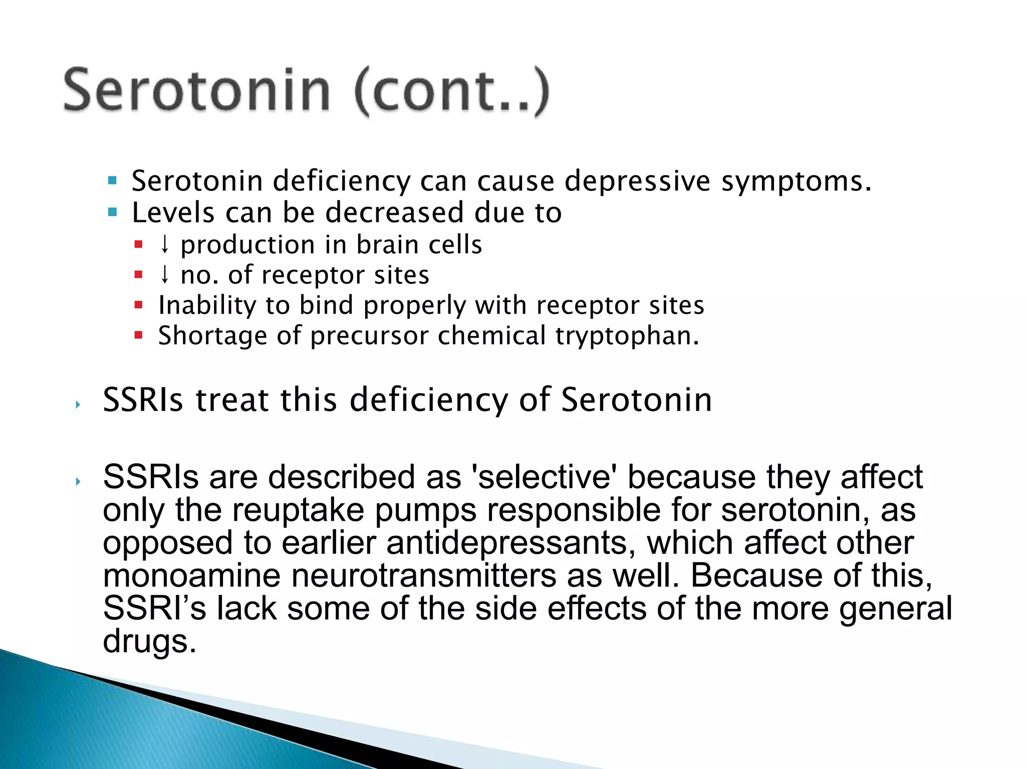 Selective Serotonin Reuptake Inhibitor | PPTX